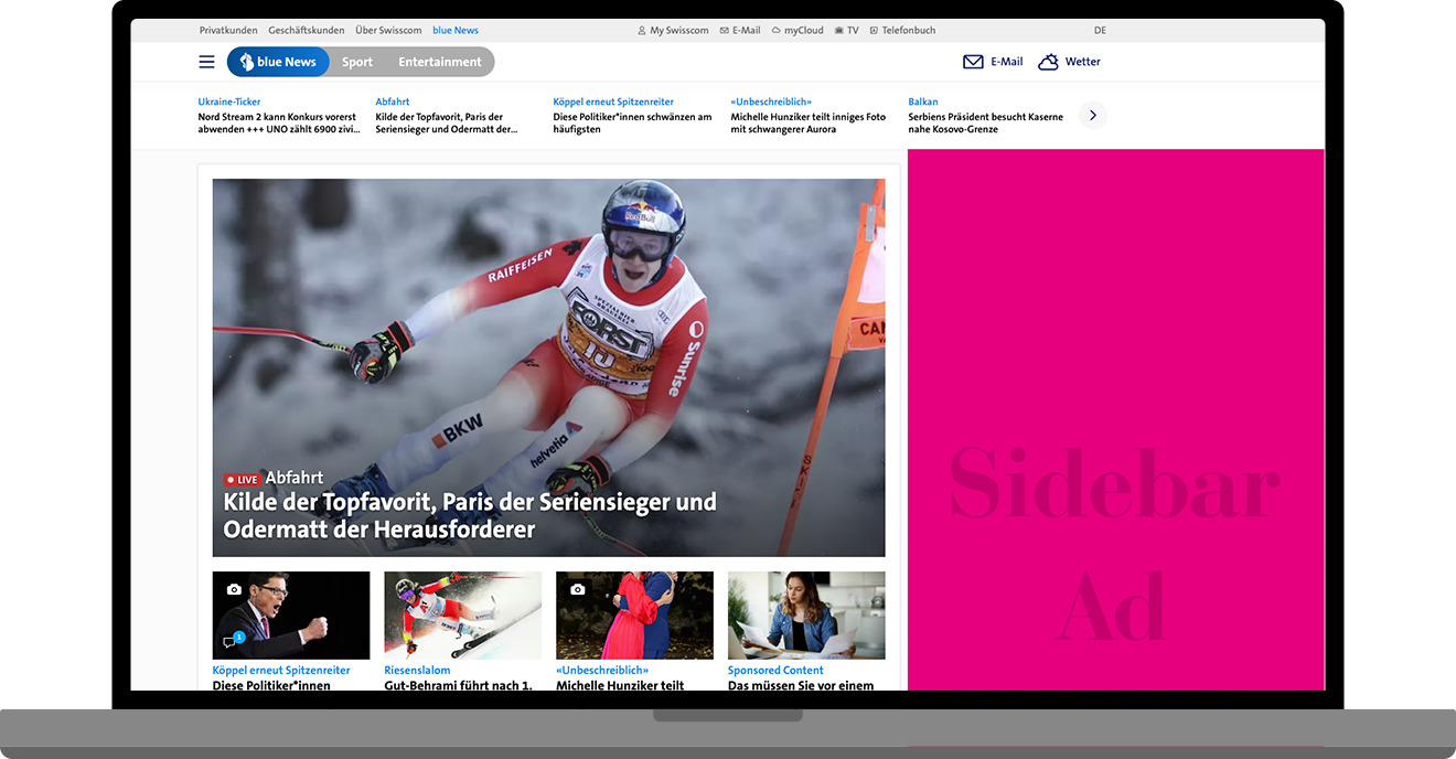 Sitebar Ad - Ringier Advertising