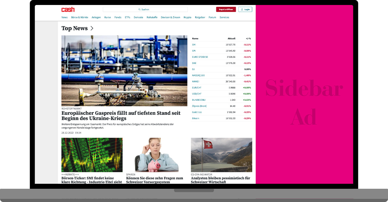 Sitebar Ad - Ringier Advertising