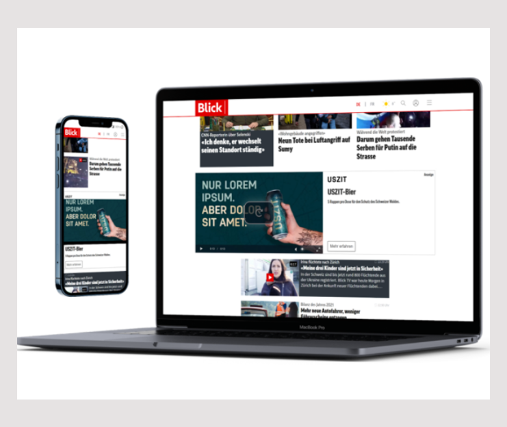 Native Flex ad: now available with video - Ringier Advertising