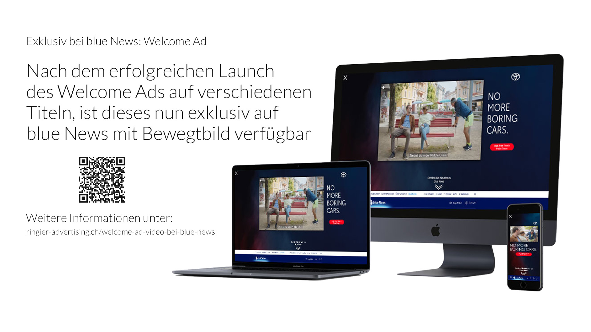 Pour une grande entrée en scène: Welcome Ad Video désormais aussi sur ...