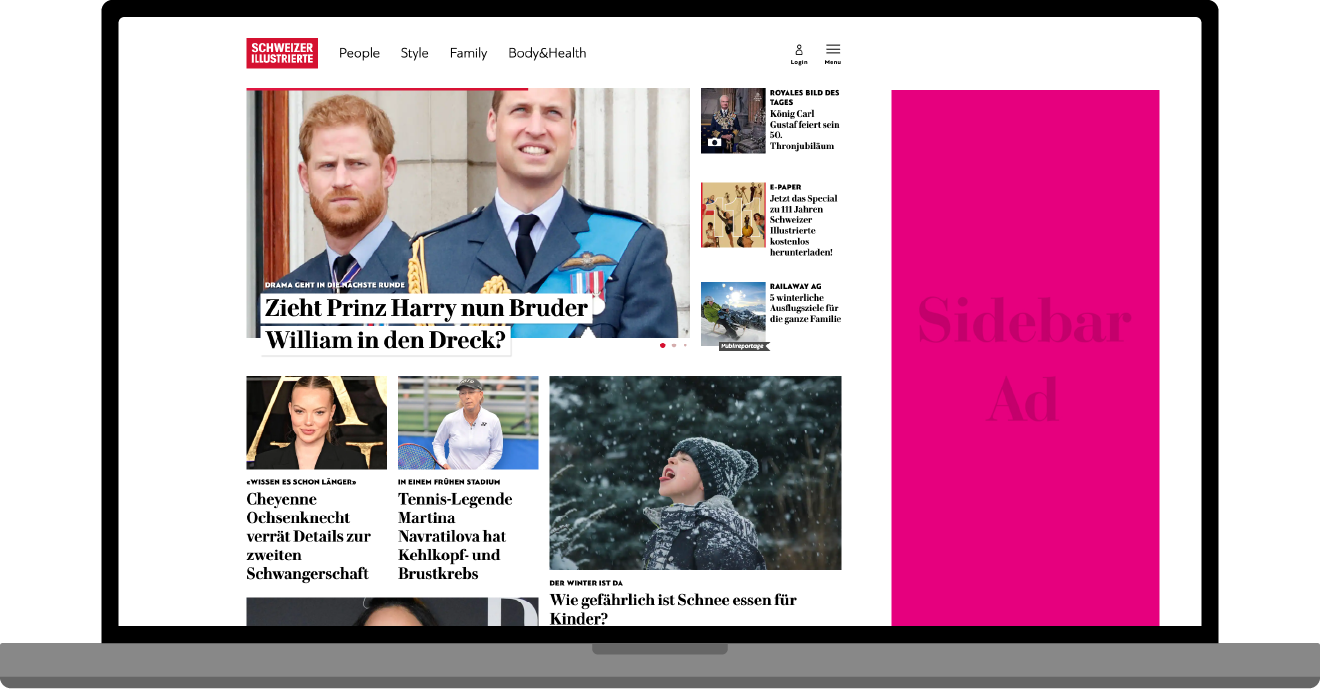 Sitebar Ad - Ringier Advertising