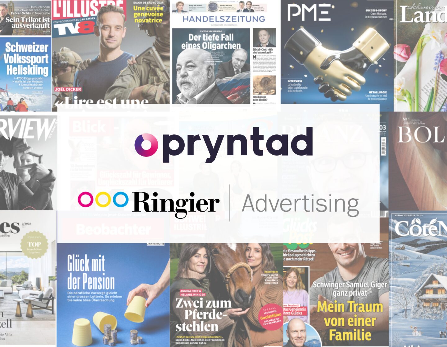 pryntad und Ringier Advertising digitalisieren den Schweizer Printmarkt - Ringier Advertising